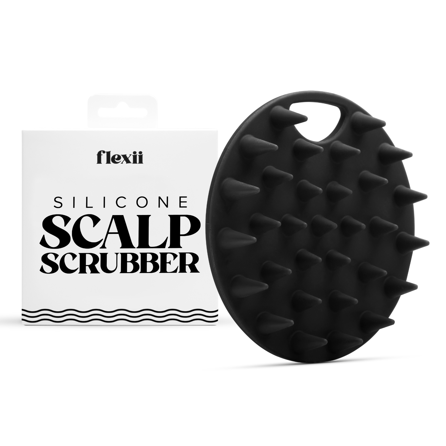 Scalp Scrubber | Gentle Exfoliation & Scalp Massage Tool | flexii